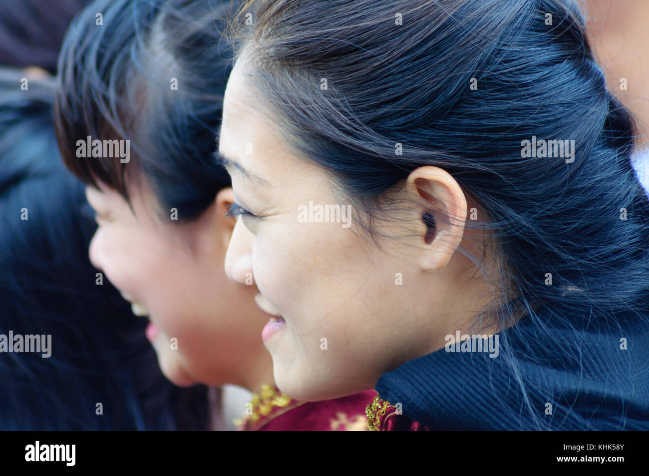 Female member of the Hsu Chen Wei Production Dance Company performs The ...