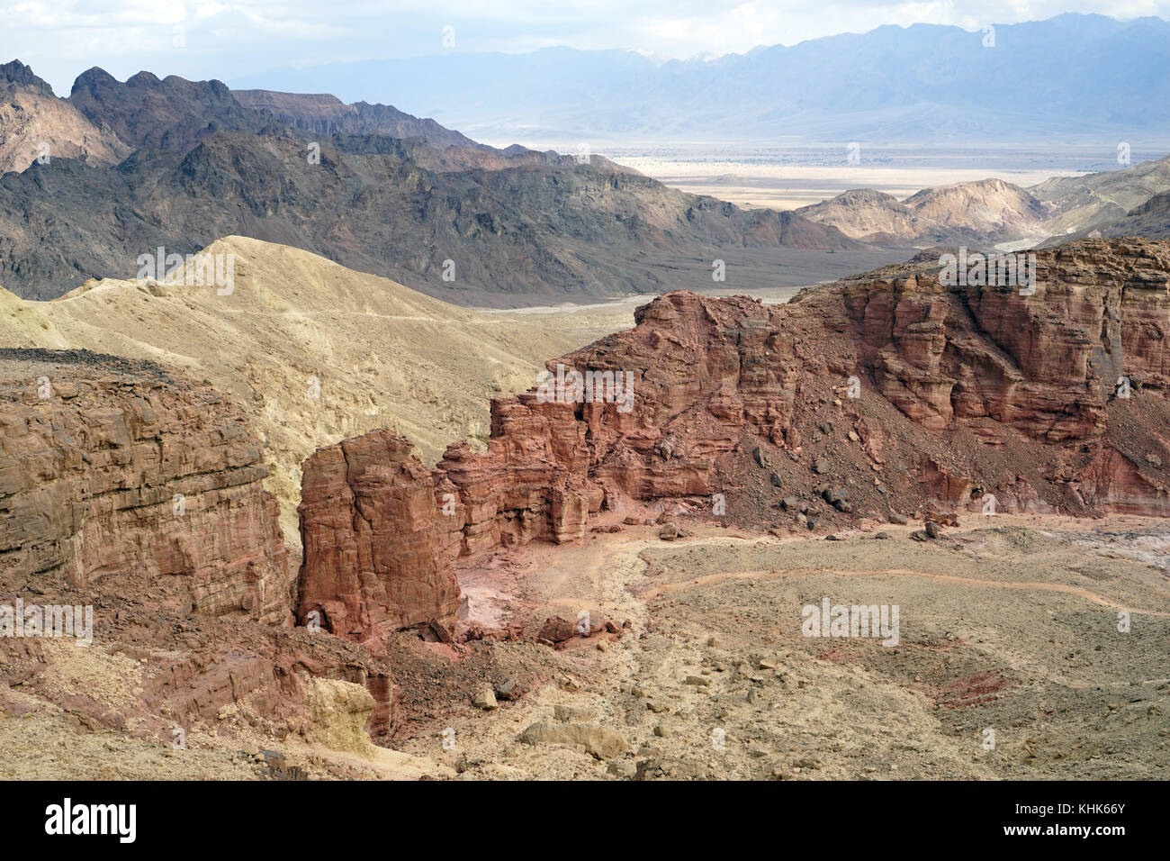 Amram pillars in Negev desert near Eilat, Israel Stock Photo - Alamy