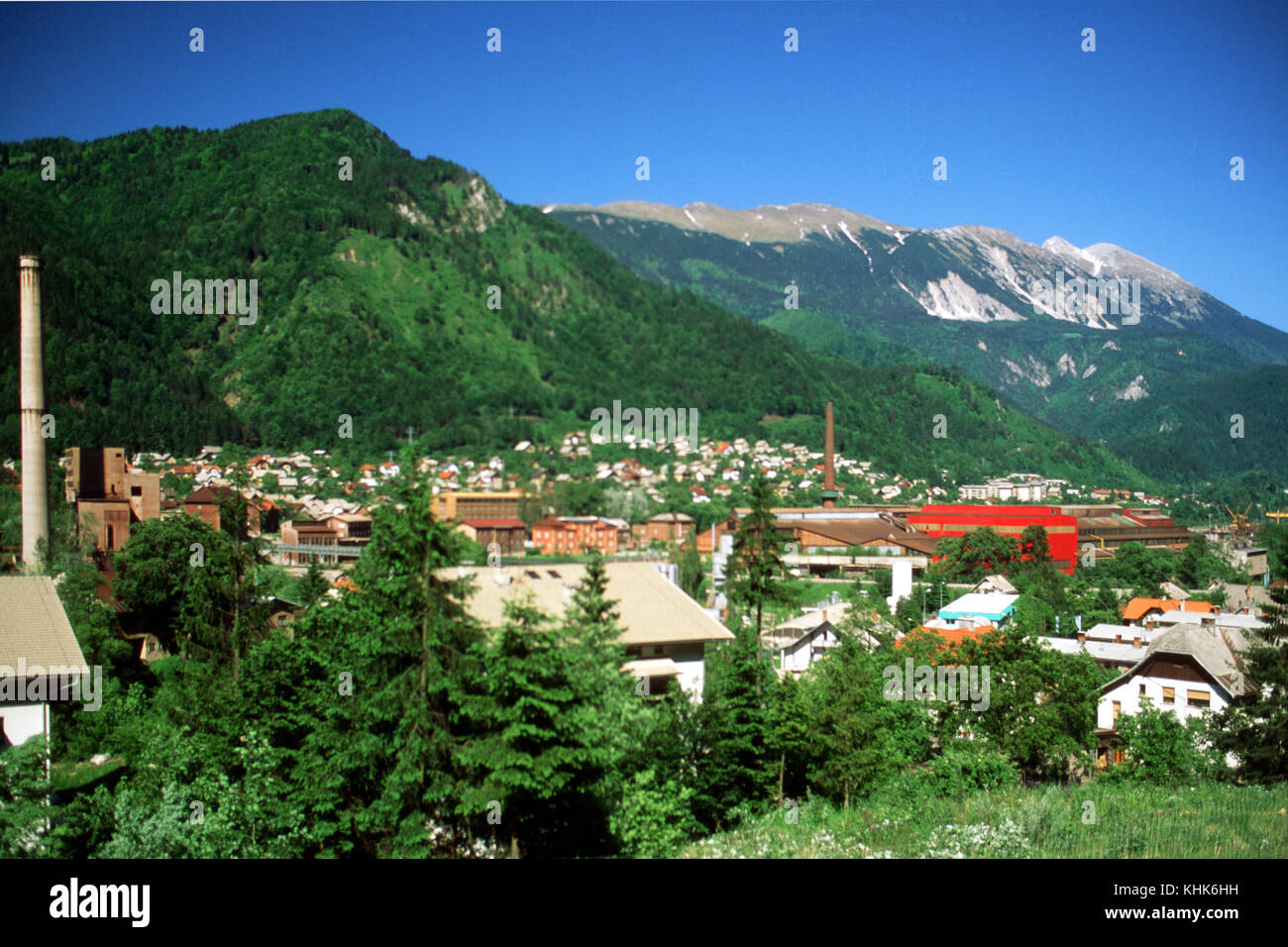 Slowenien, Jesenice, Stahlwerk Stock Photo - Alamy
