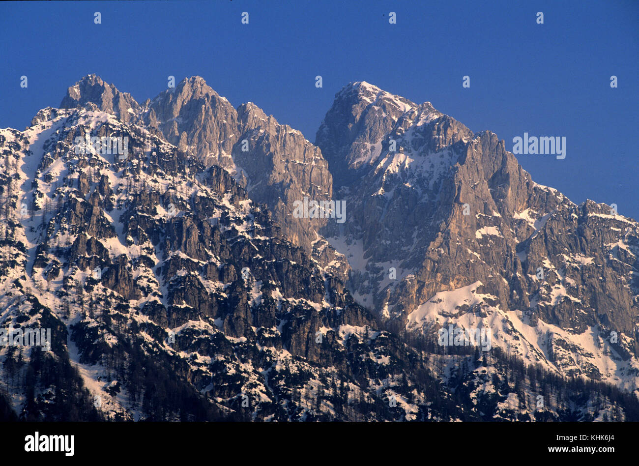 Slowenien, Kranjska Gora, Julische Alpen ˆstlich von Kranjska Gora ...