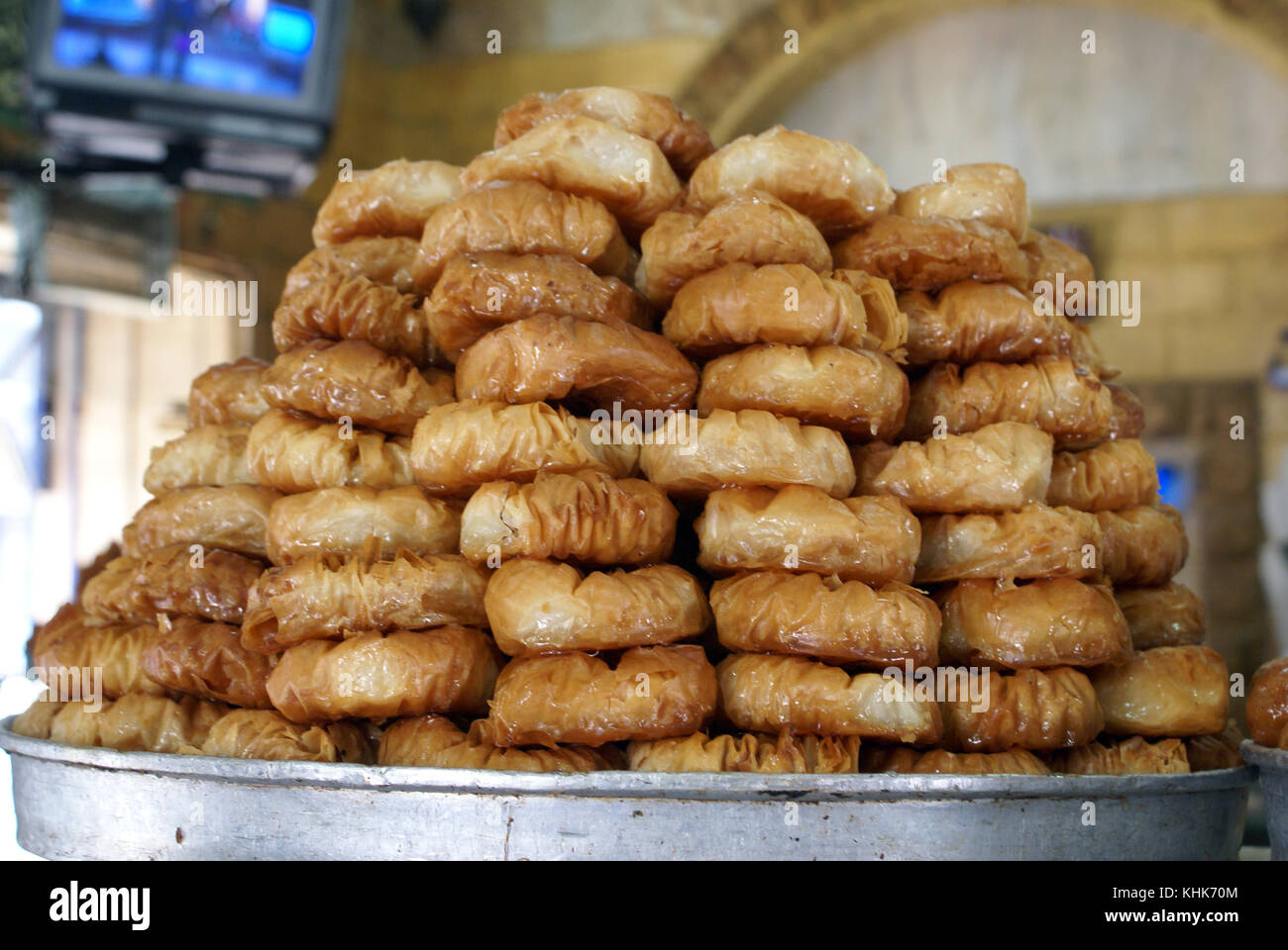 Sweet pastry in bakery in Cairo, Egypt Stock Photo - Alamy