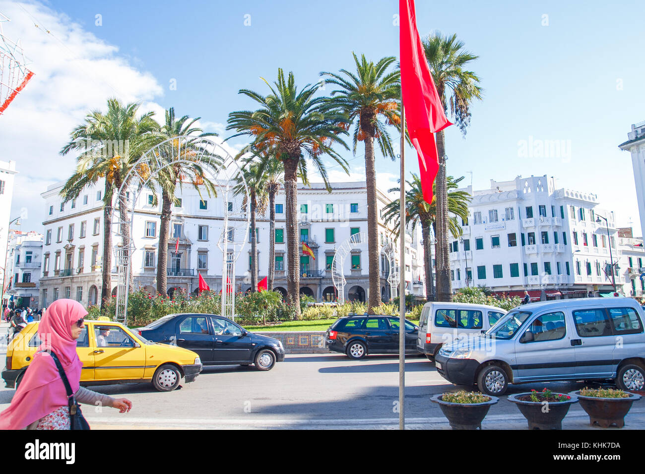 Street palms tangier town hi-res stock photography and images - Alamy