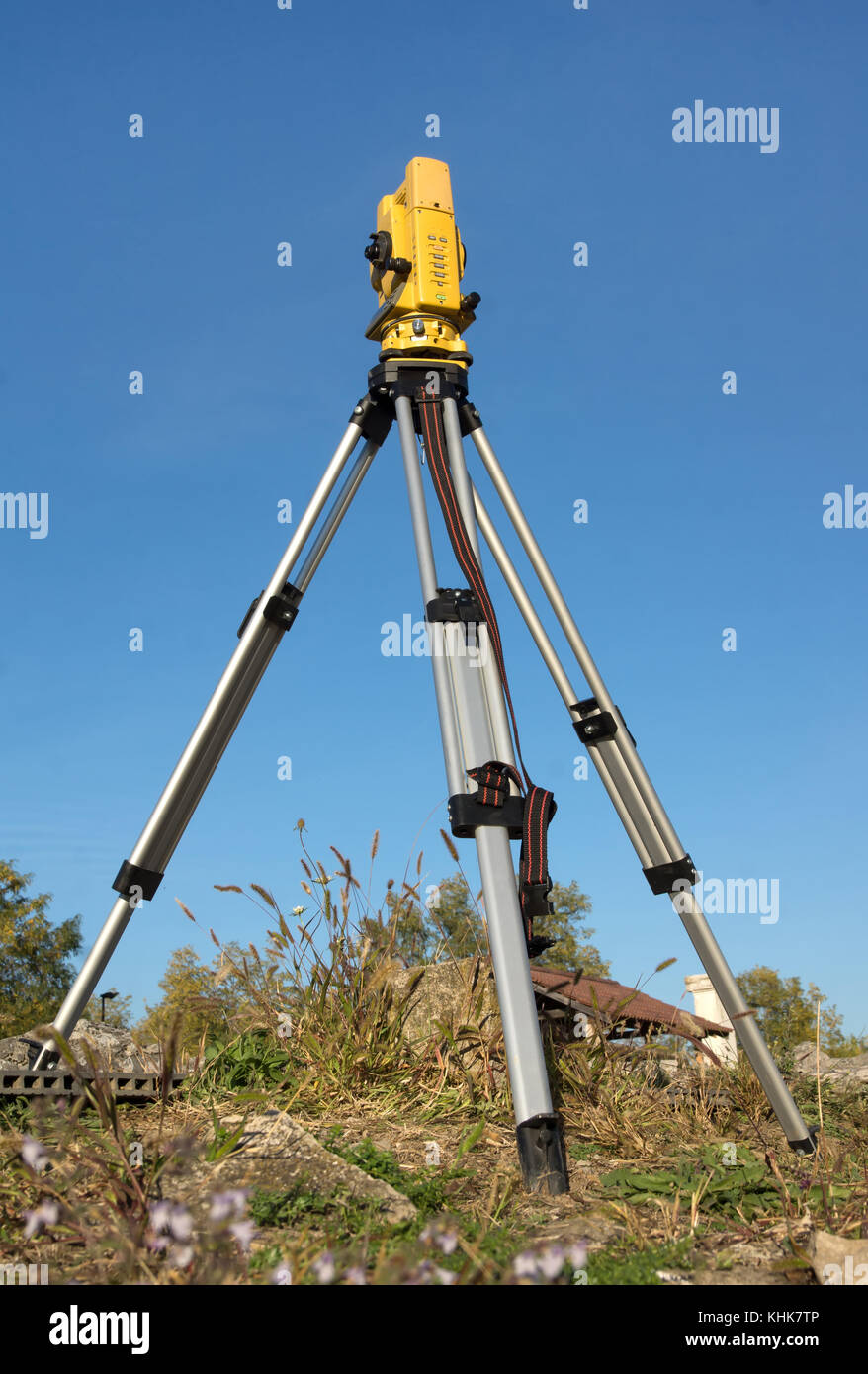 The total station is digital geodetical instrument for angles and ...