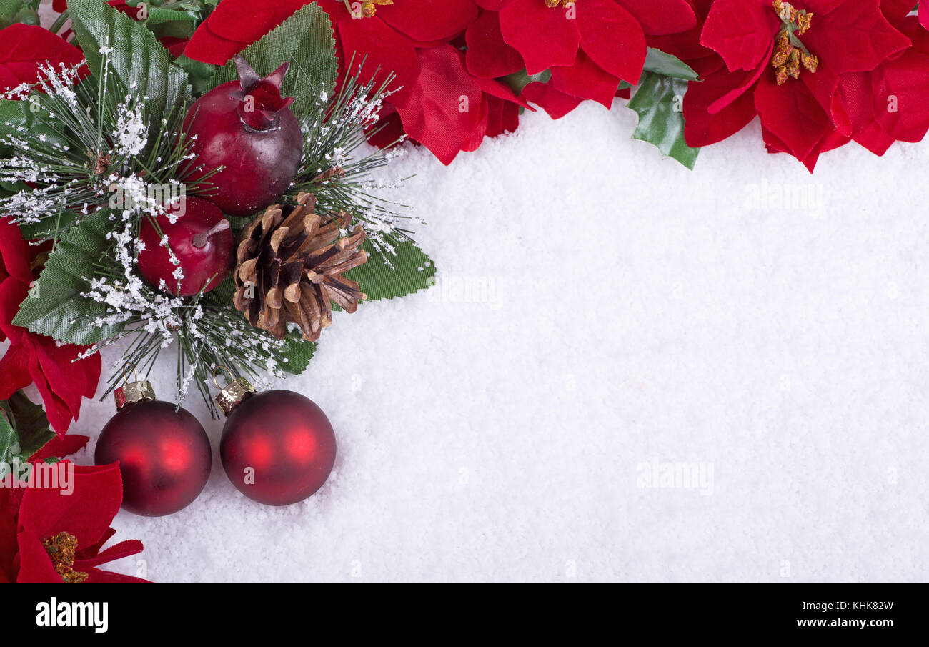 Horizontal christmas border hi-res stock photography and images - Alamy