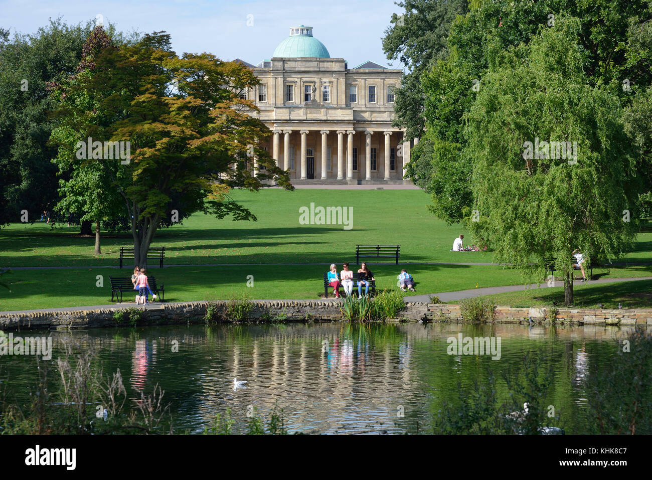 Pitville Pumprooms & Lake, Pitville Park, Cheltemham, Gloucestershire ...