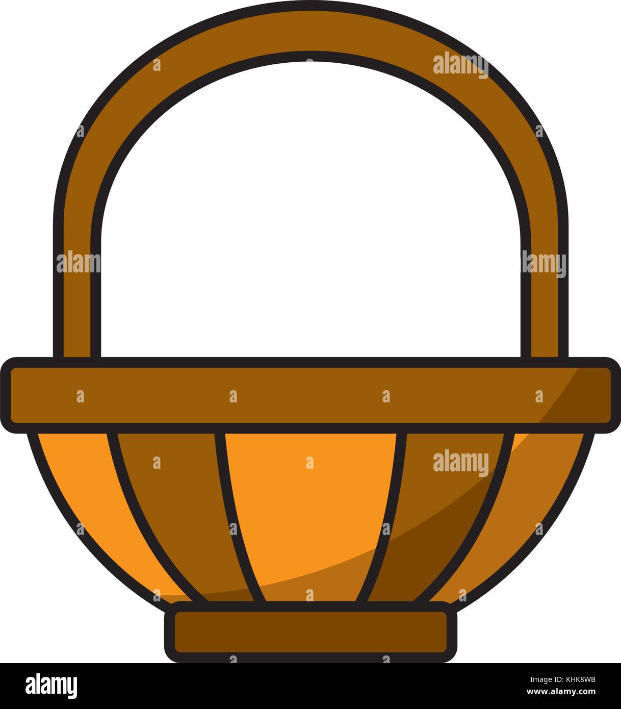 Empty basket symbol Stock Vector Image & Art - Alamy