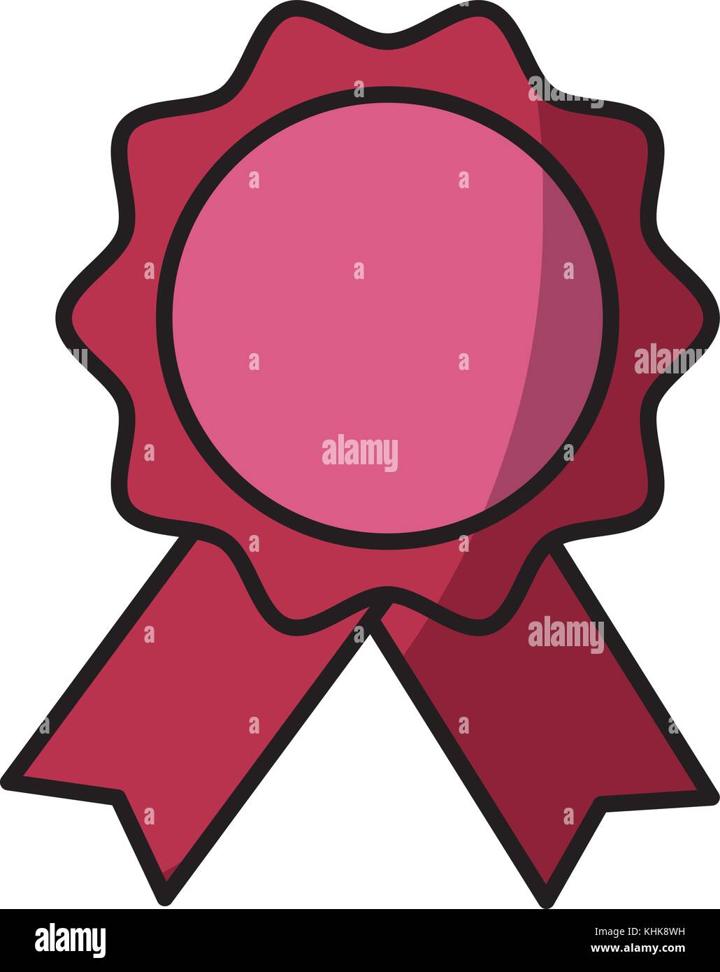 Award ribbon symbol Stock Vector Image & Art - Alamy