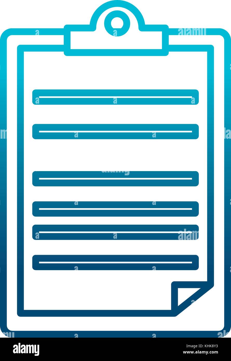 Document board isolated Stock Vector Image & Art - Alamy