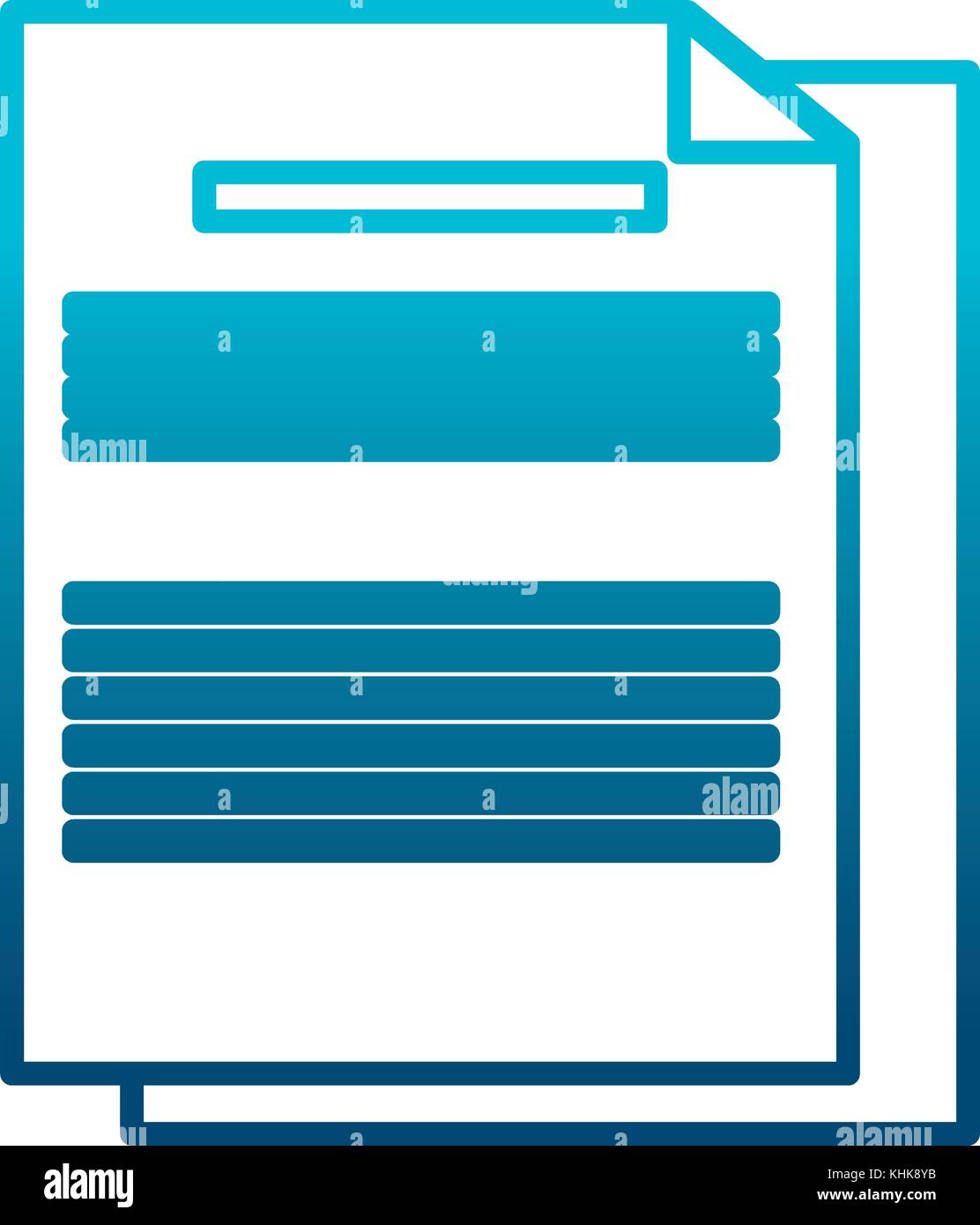 Sheet document symbol Stock Vector Image & Art - Alamy