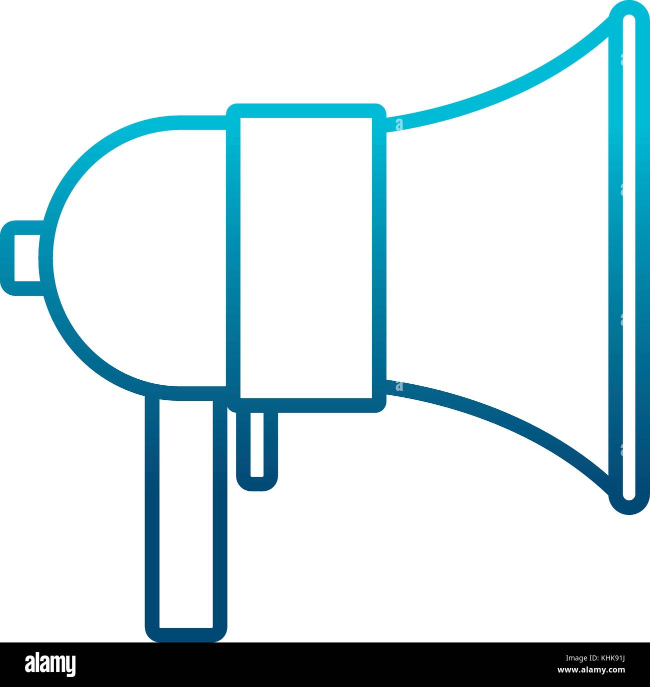Bullhorn advertising symbol Stock Vector Image & Art - Alamy