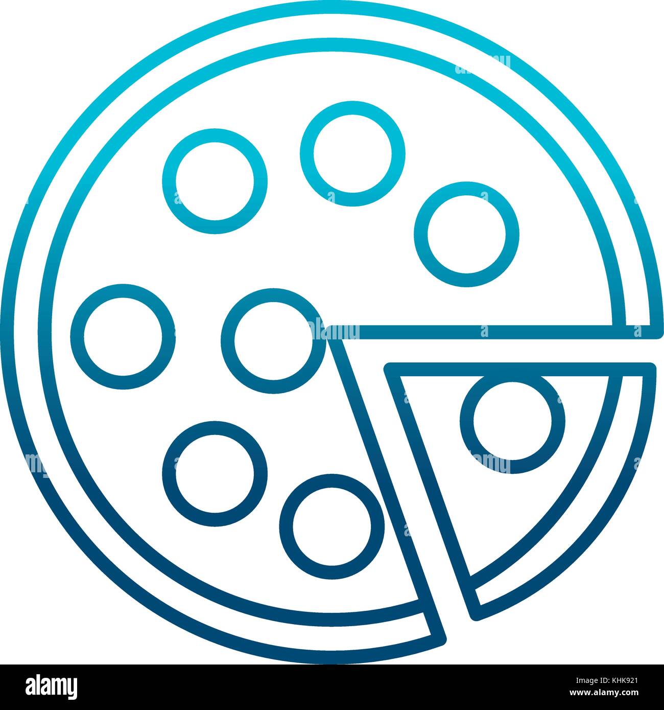 Big pizza symbol Stock Vector Image & Art - Alamy