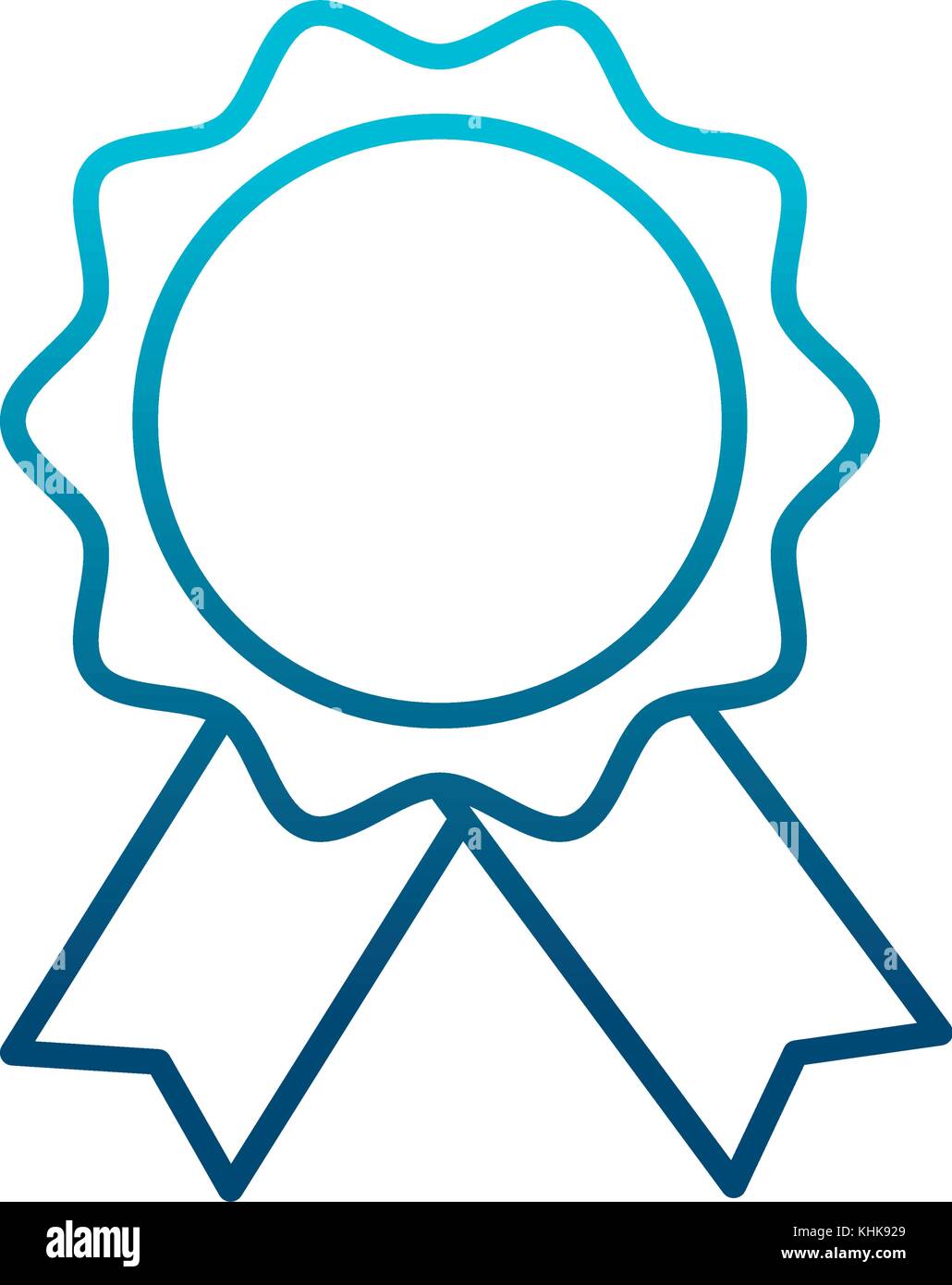 Award ribbon symbol Stock Vector Image & Art - Alamy