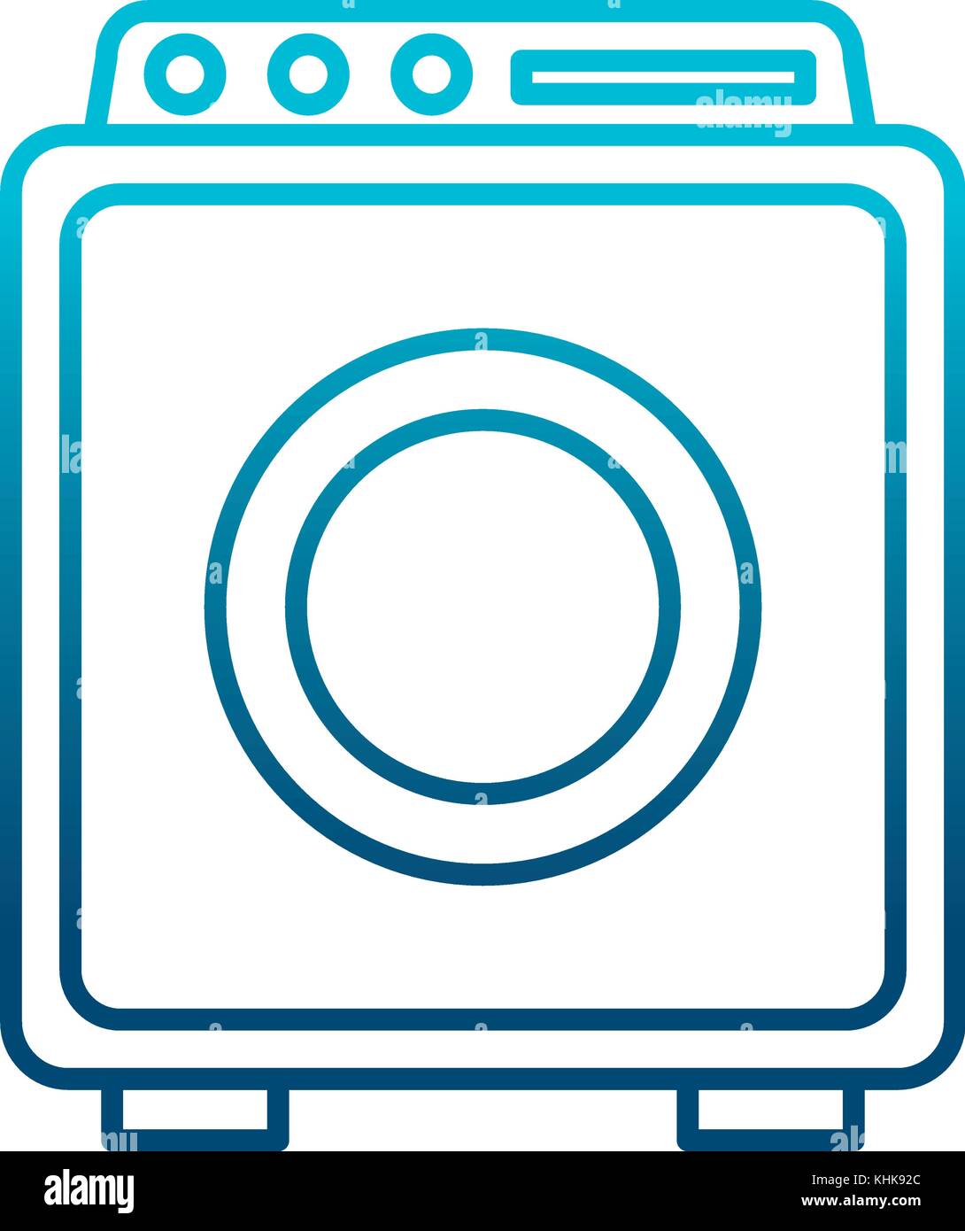 Washer machine symbol Stock Vector Image & Art - Alamy