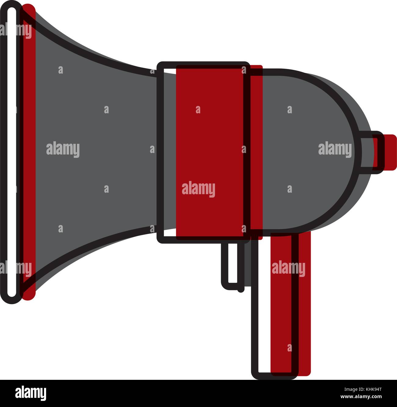 Bullhorn advertising symbol Stock Vector Image & Art - Alamy
