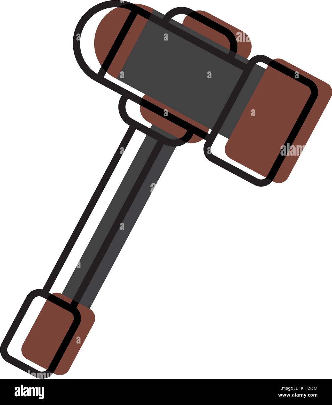 Gavel justice symbol Stock Vector Image & Art - Alamy