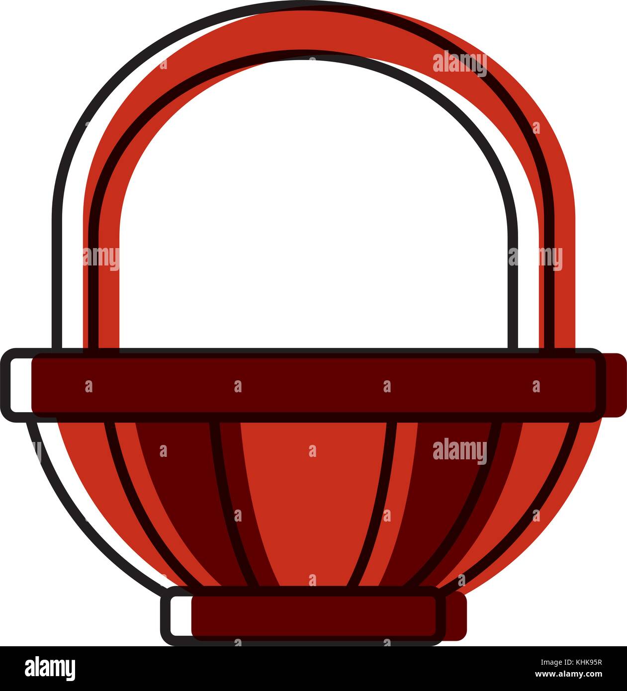 Empty basket symbol Stock Vector Image & Art - Alamy