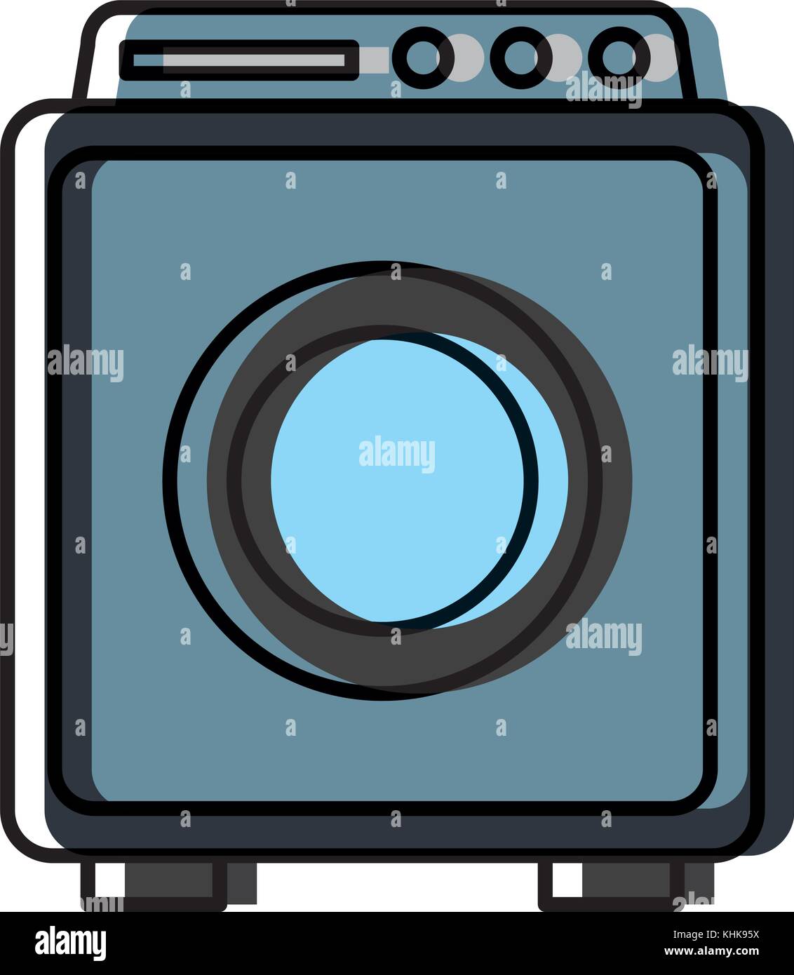 Washer machine symbol Stock Vector Image & Art - Alamy