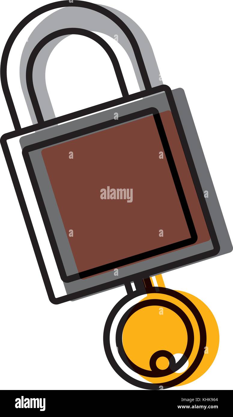 padlock and key Stock Vector Image & Art - Alamy