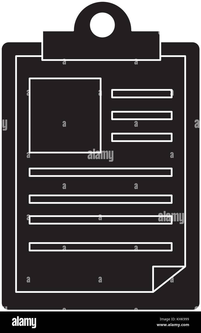 Document board isolated Stock Vector Image & Art - Alamy