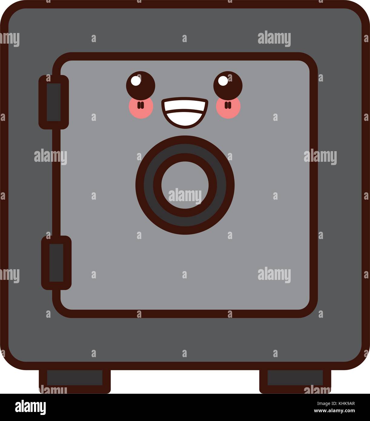 Security box closed cartoon Stock Vector Images - Alamy