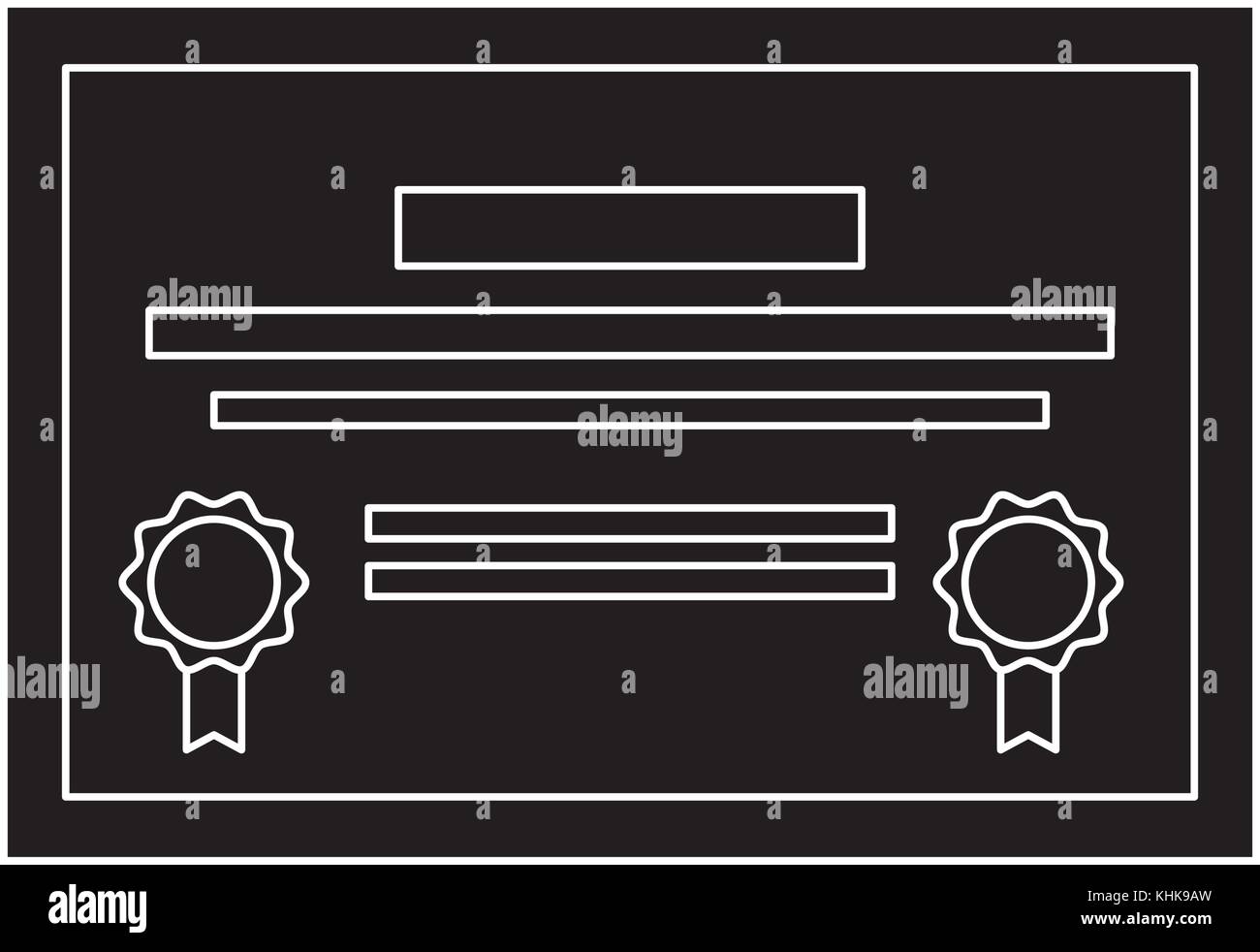 Education diploma certification Stock Vector Image & Art - Alamy
