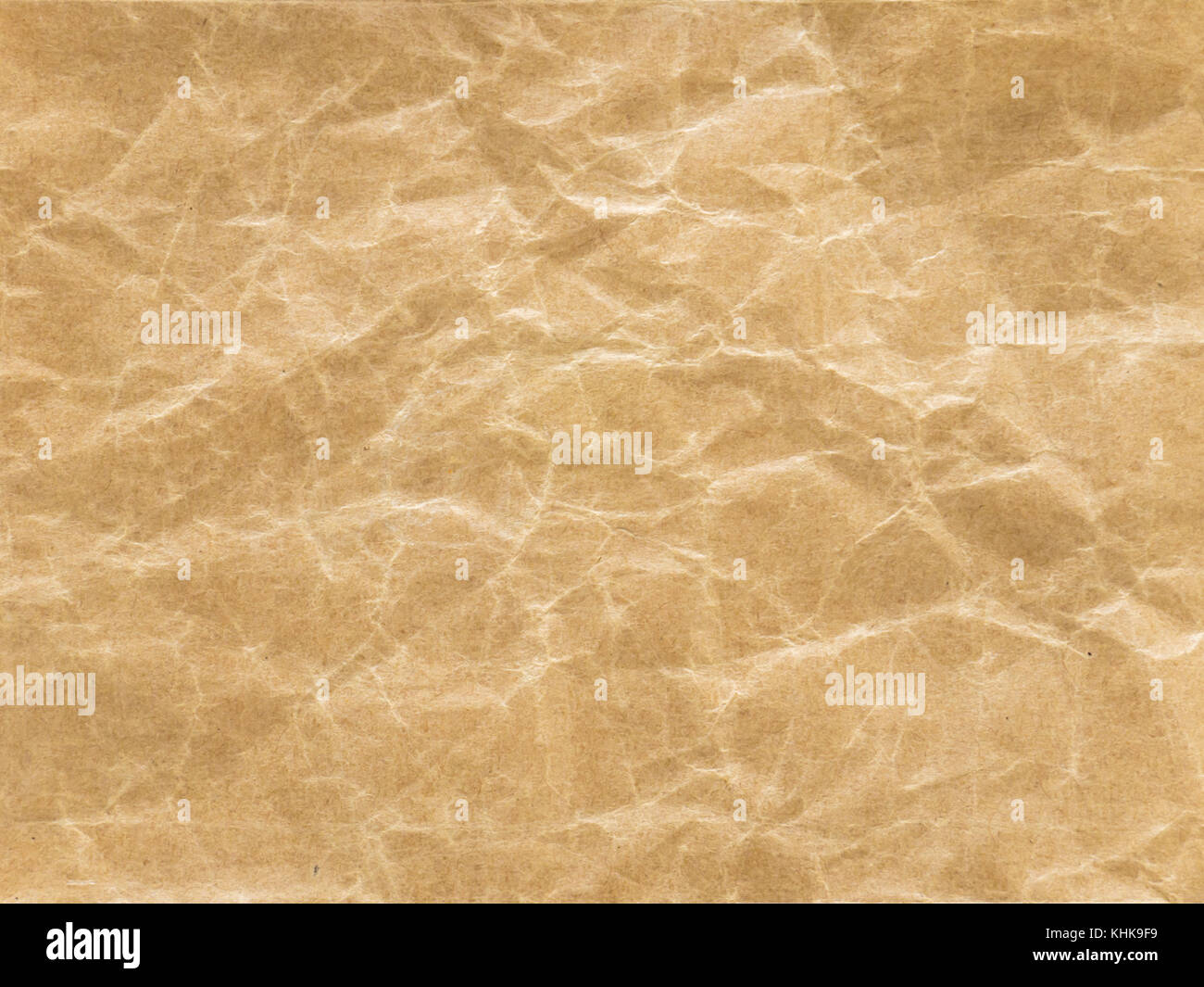 Crumpled brown waxed packing paper texture Stock Photo - Alamy