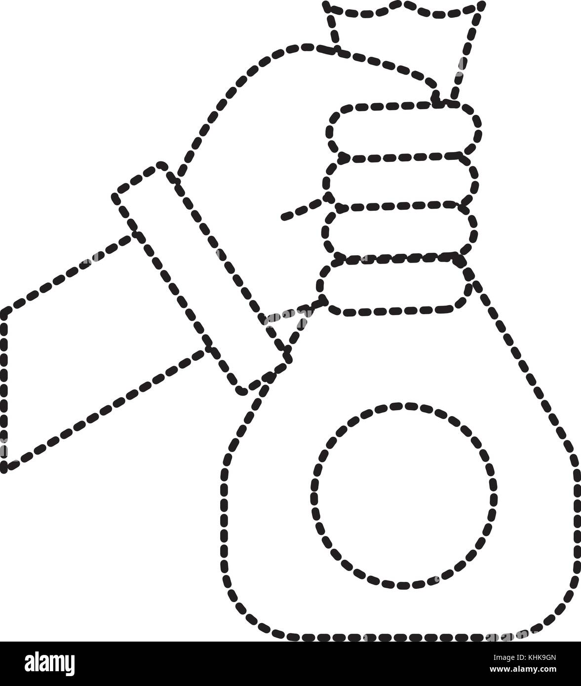Dotted bag Stock Vector Images - Alamy
