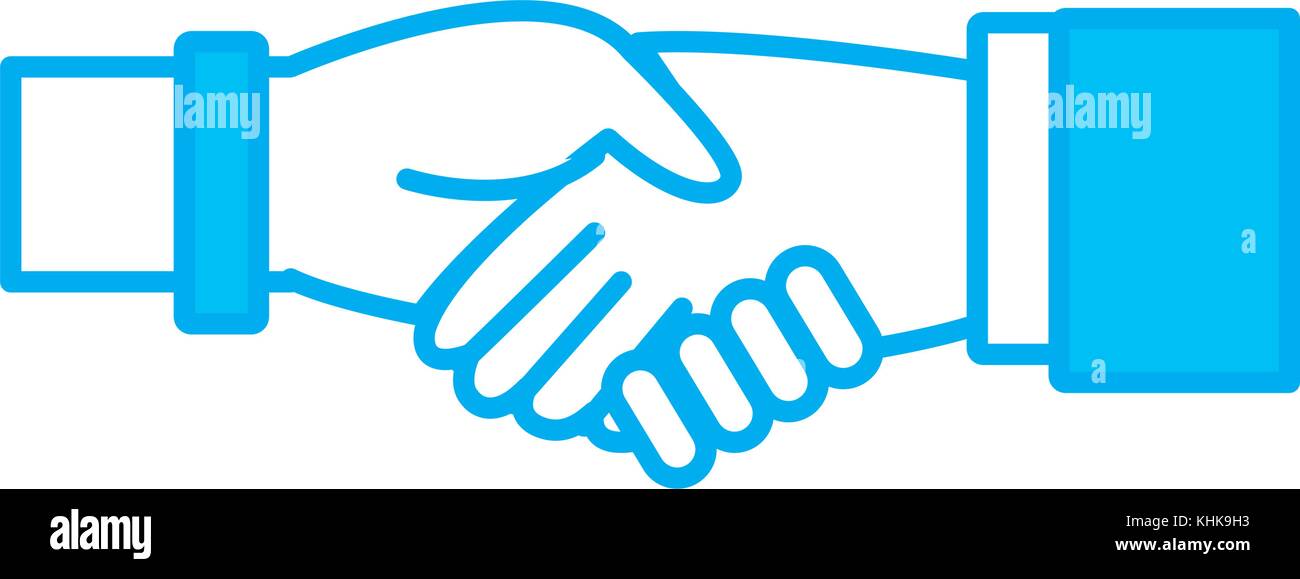 Business handshake symbol Stock Vector Image & Art - Alamy