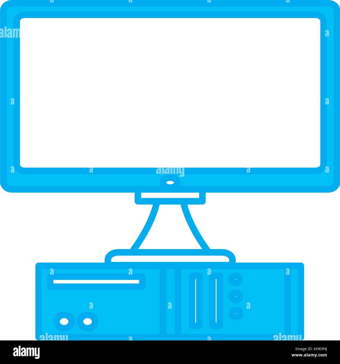 Pc monitor hardware Stock Vector Image & Art - Alamy