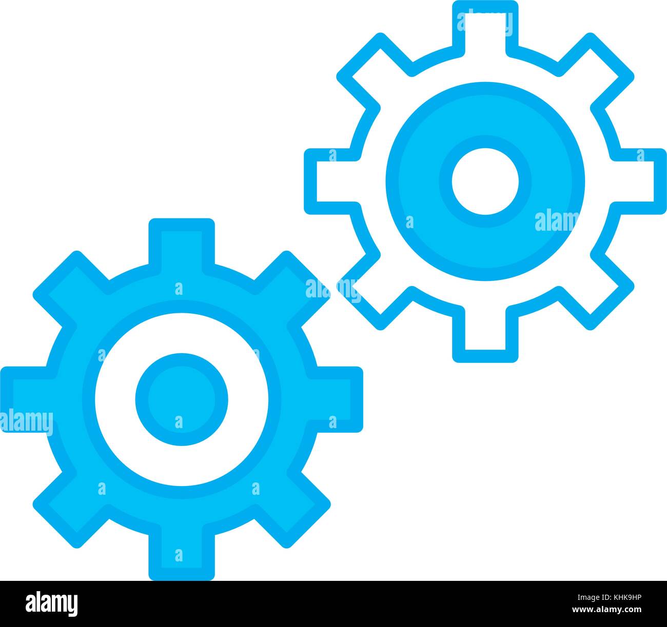 Gears machinery pieces Stock Vector Image & Art - Alamy