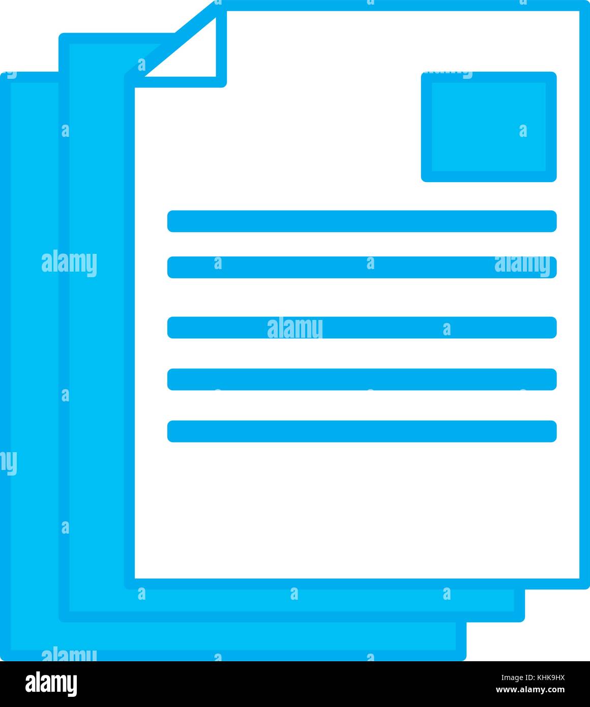 Sheet document symbol Stock Vector Image & Art - Alamy