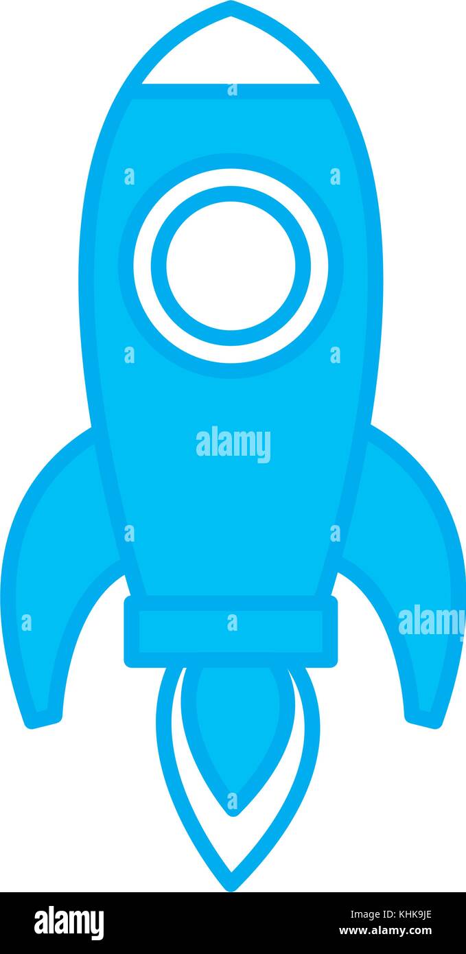 Spaceship rocket symbol Stock Vector Image & Art - Alamy