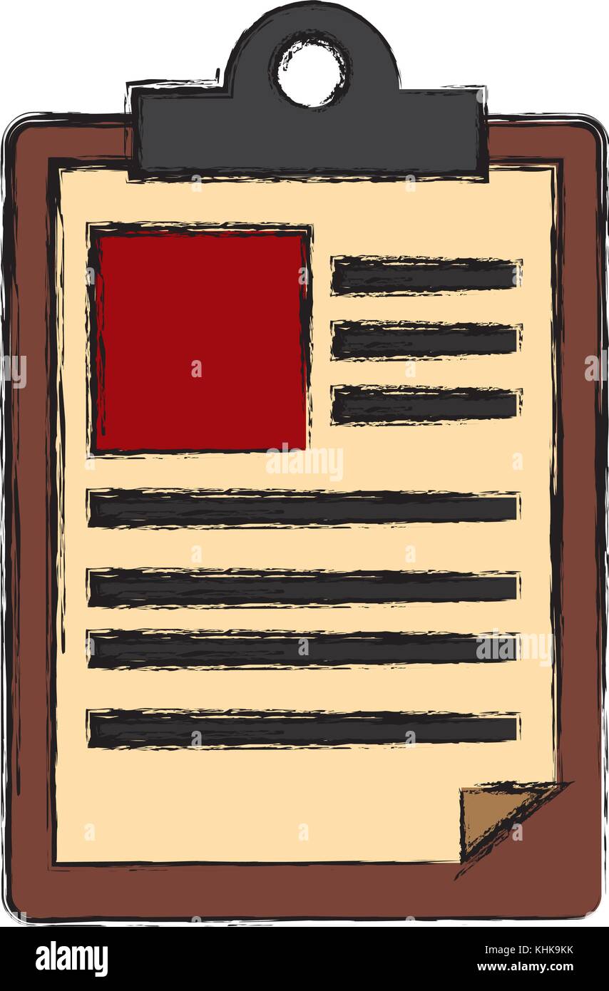 Document board isolated Stock Vector Image & Art - Alamy