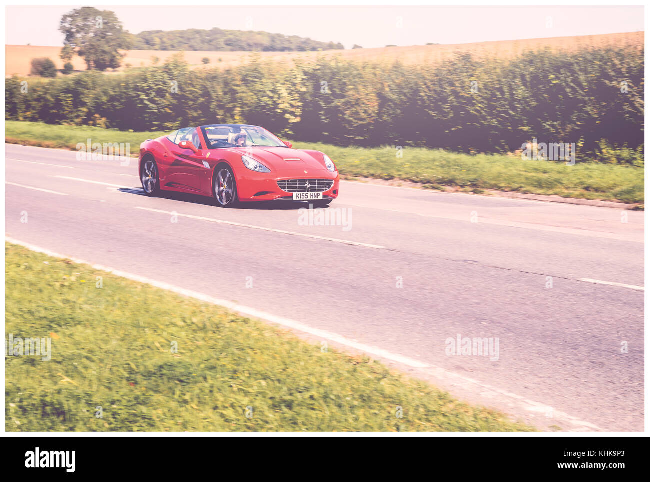 Red Ferrari California Stock Photo - Alamy