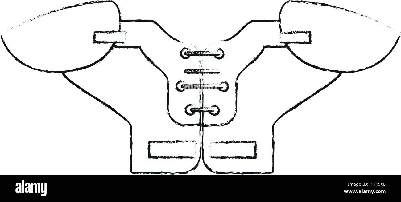 American football armour Stock Vector Image & Art - Alamy