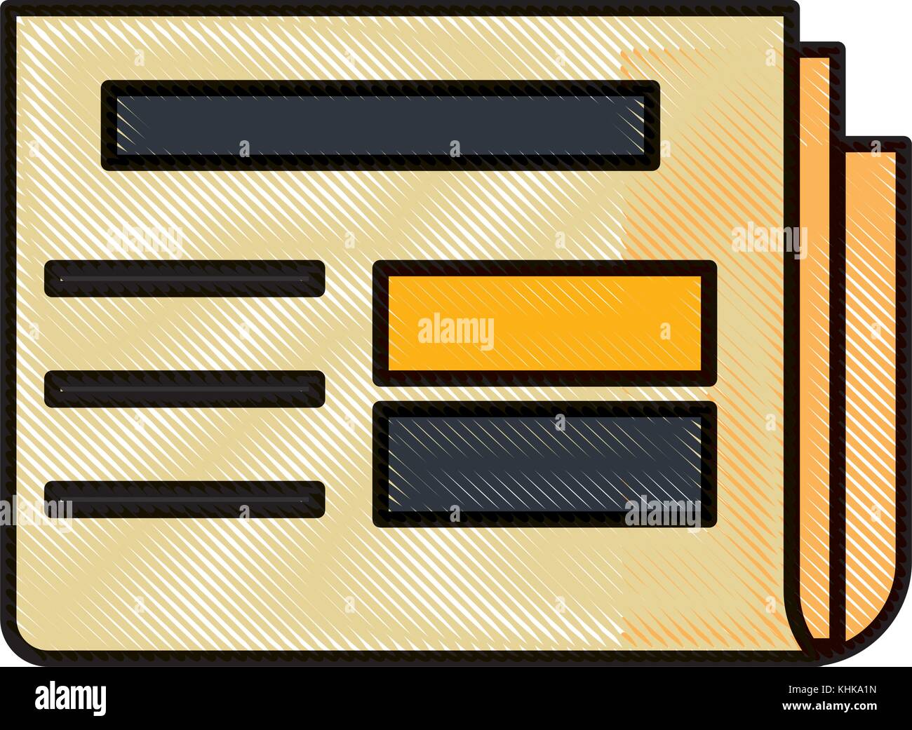 Newspaper publishing office Stock Vector Images - Alamy