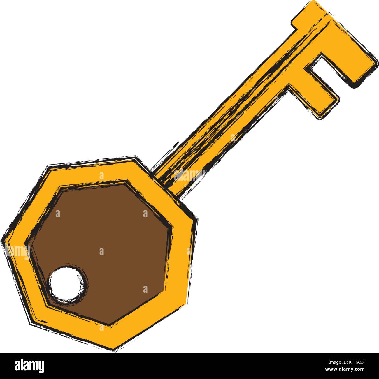 Key door isolated Stock Vector Image & Art - Alamy