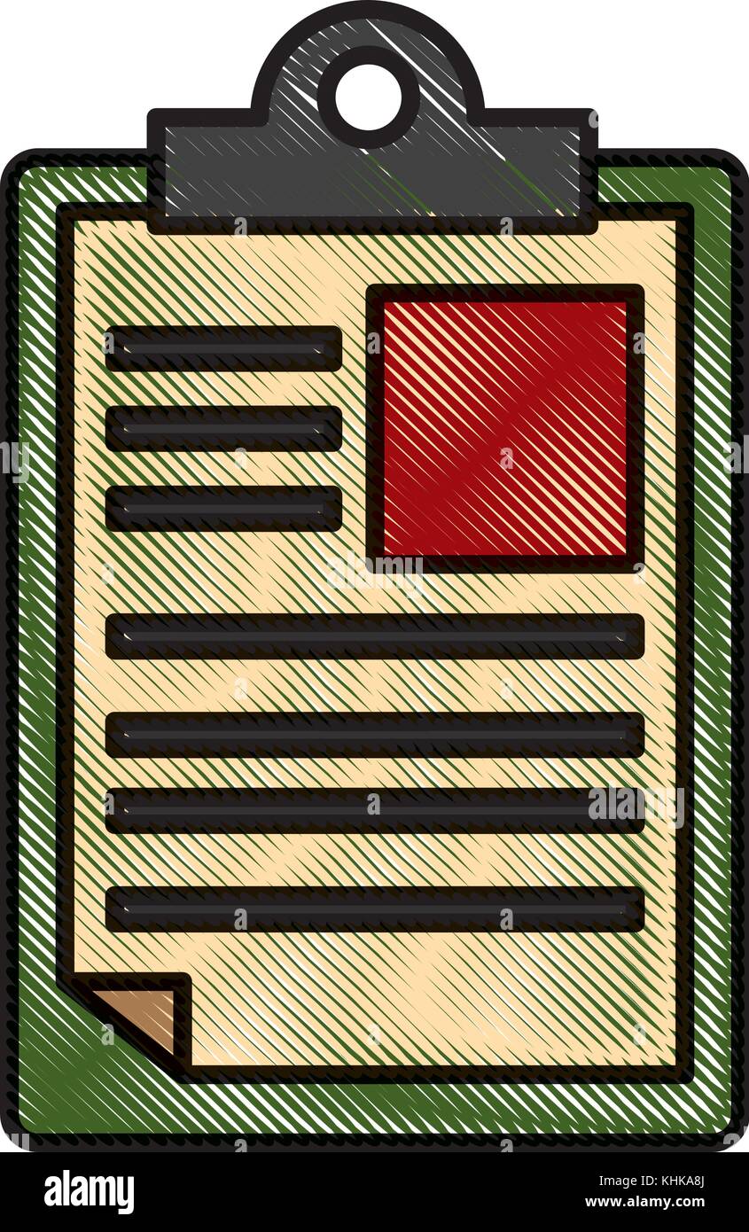 Document board isolated Stock Vector Image & Art - Alamy