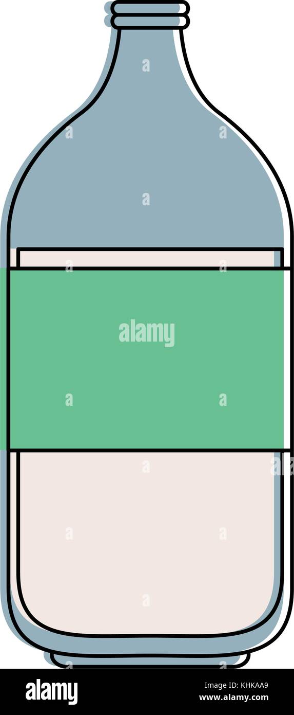 Bottle glass rustic milk Stock Vector Images - Alamy