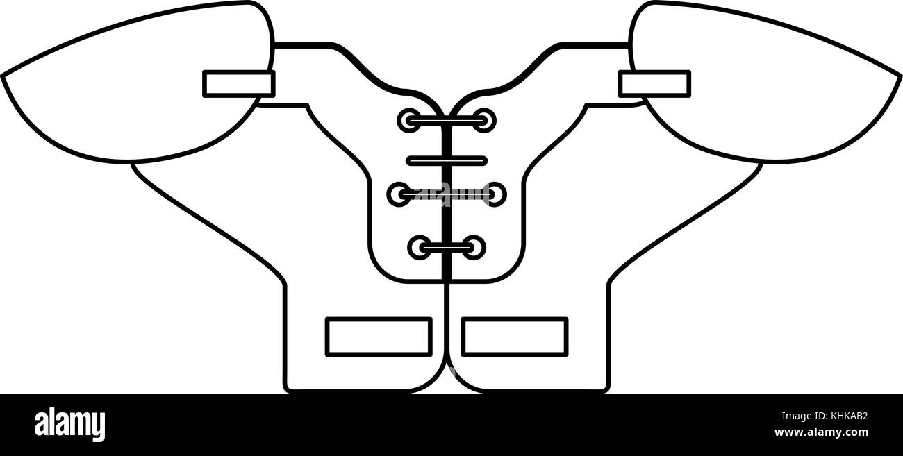 American football armour Stock Vector Image & Art - Alamy