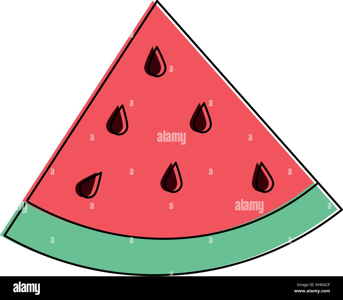 Watermelon fruit slide Stock Vector Image & Art - Alamy