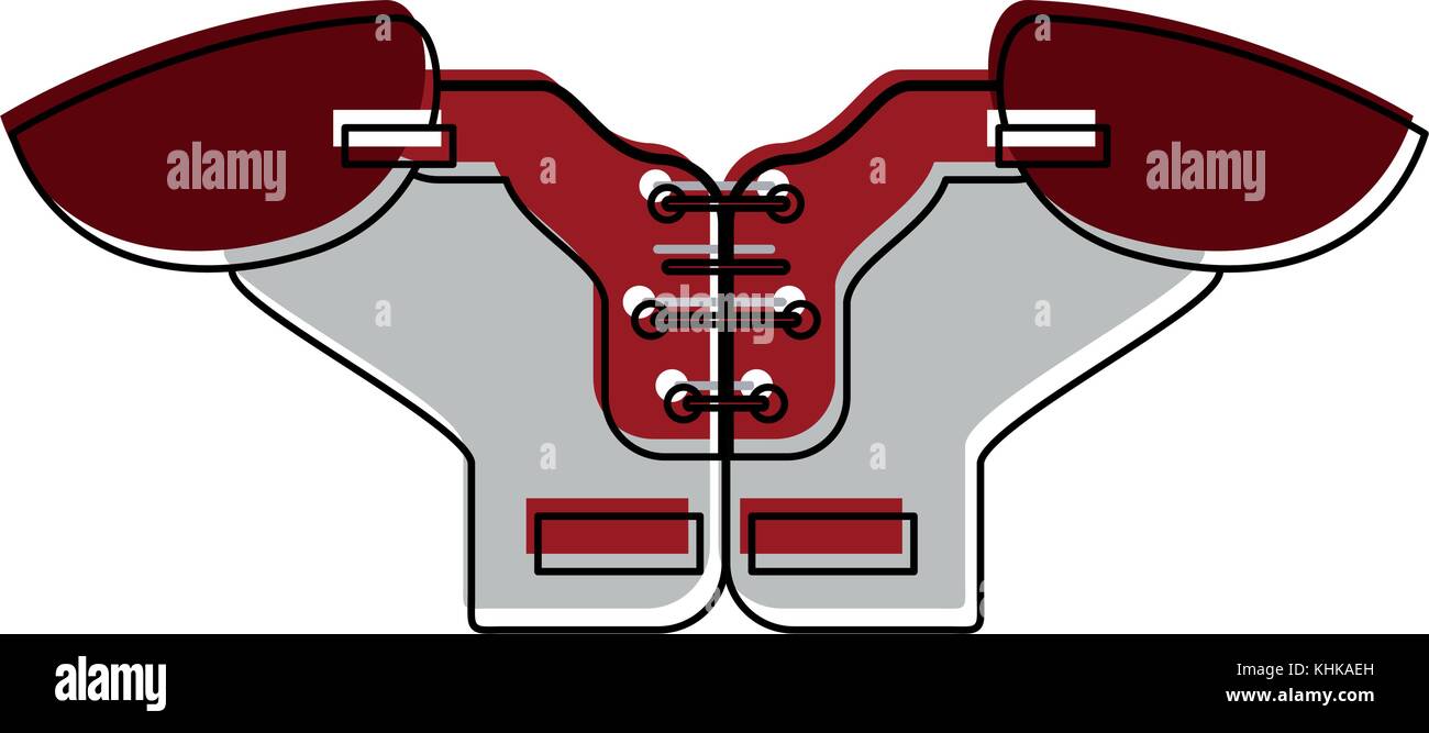 American football armour Stock Vector Image & Art - Alamy