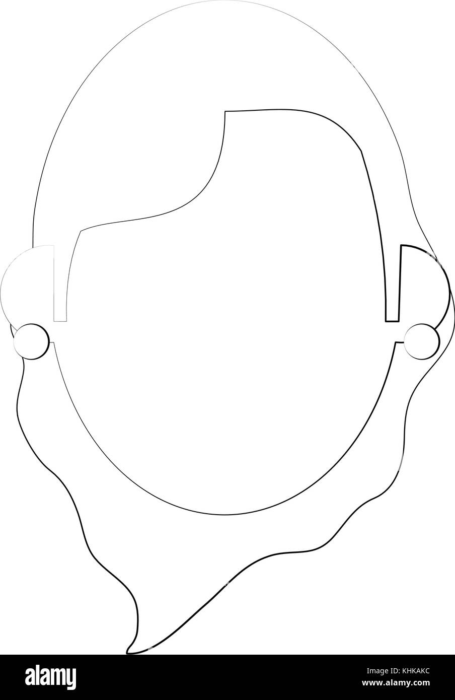 Woman faceless head Stock Vector Image & Art - Alamy