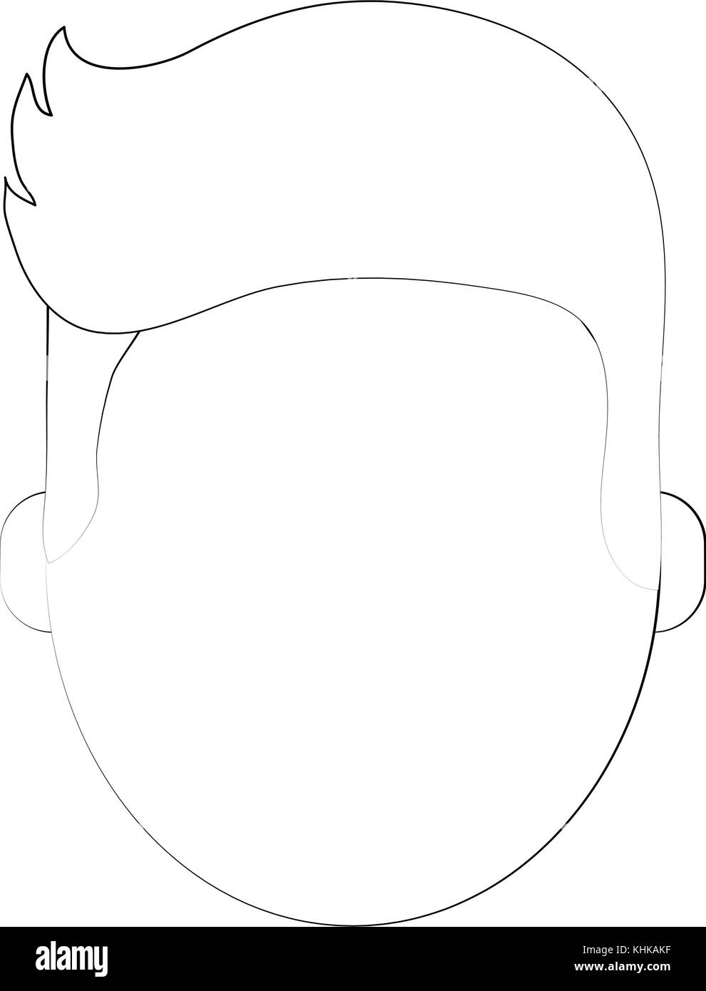 Man faceless head Stock Vector Image & Art - Alamy