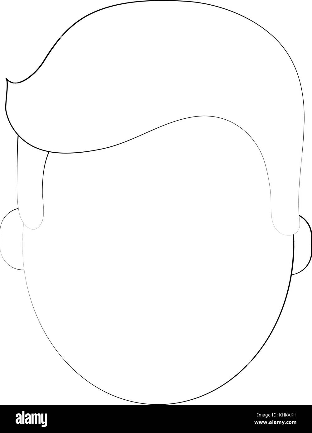 Man faceless head Stock Vector Image & Art - Alamy