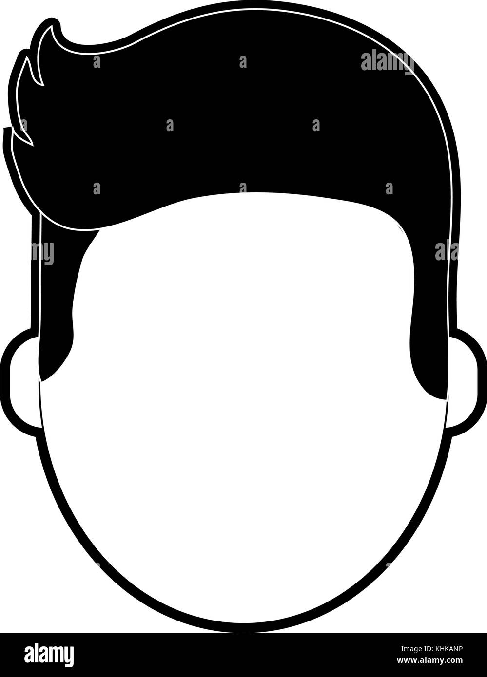 Man faceless head Stock Vector Image & Art - Alamy