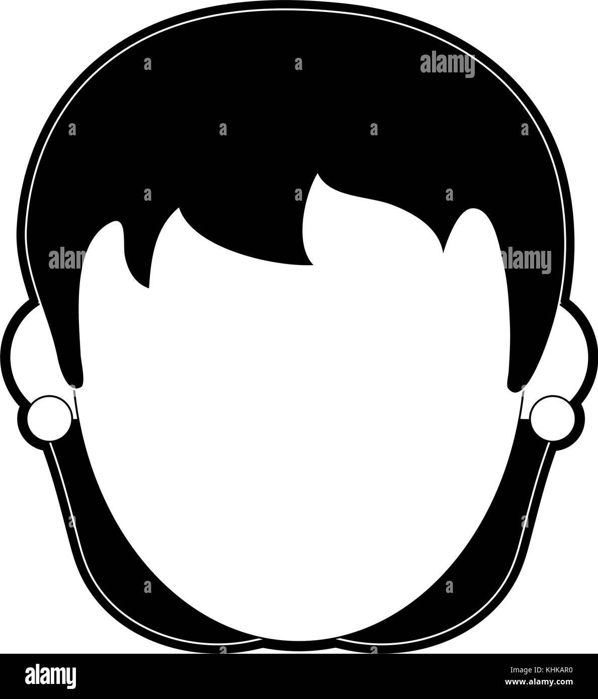 Woman faceless head Stock Vector Image & Art - Alamy