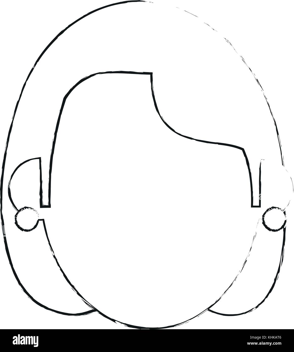 Woman faceless head Stock Vector Image & Art - Alamy