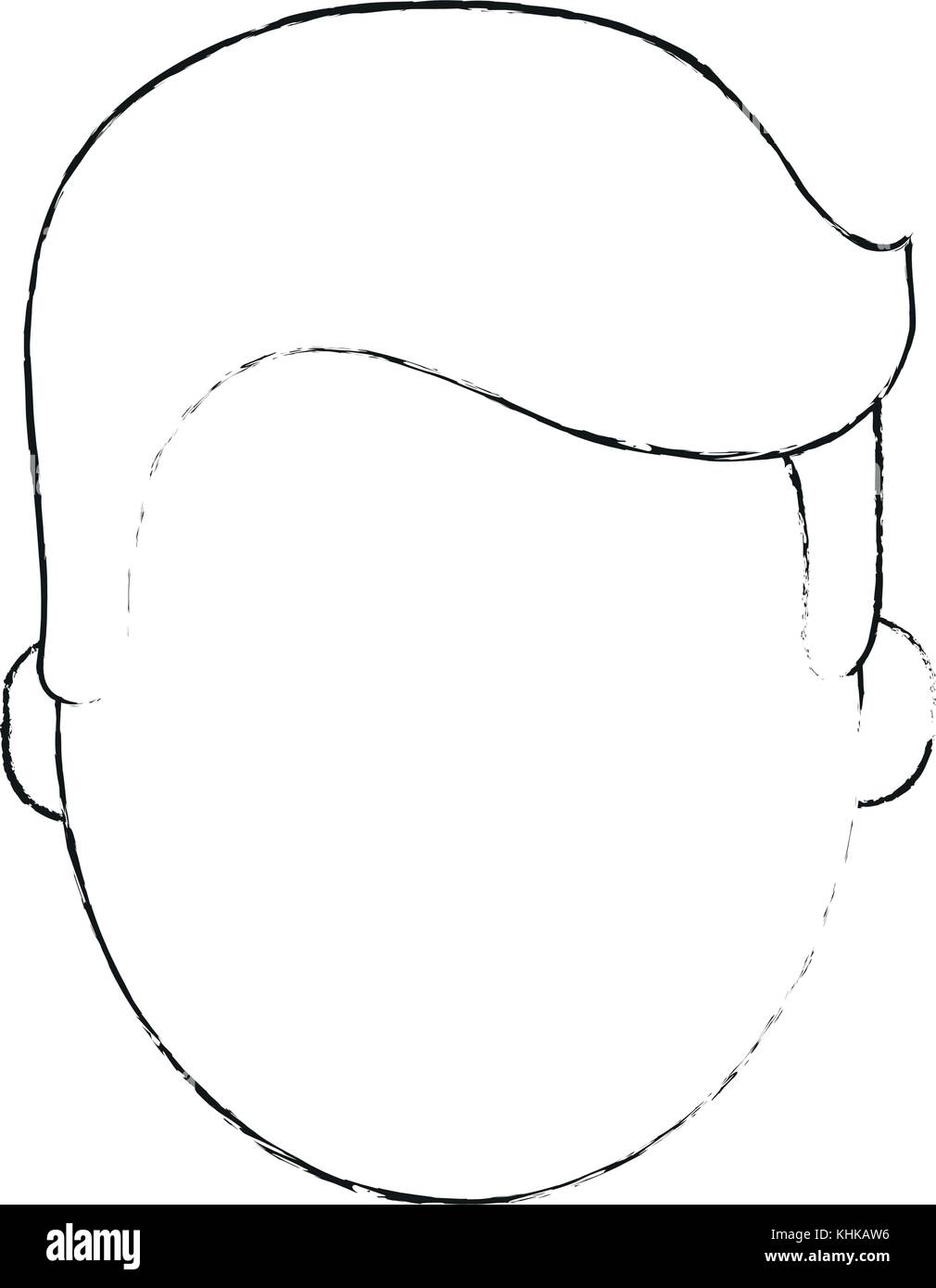 Man faceless head Stock Vector Image & Art - Alamy