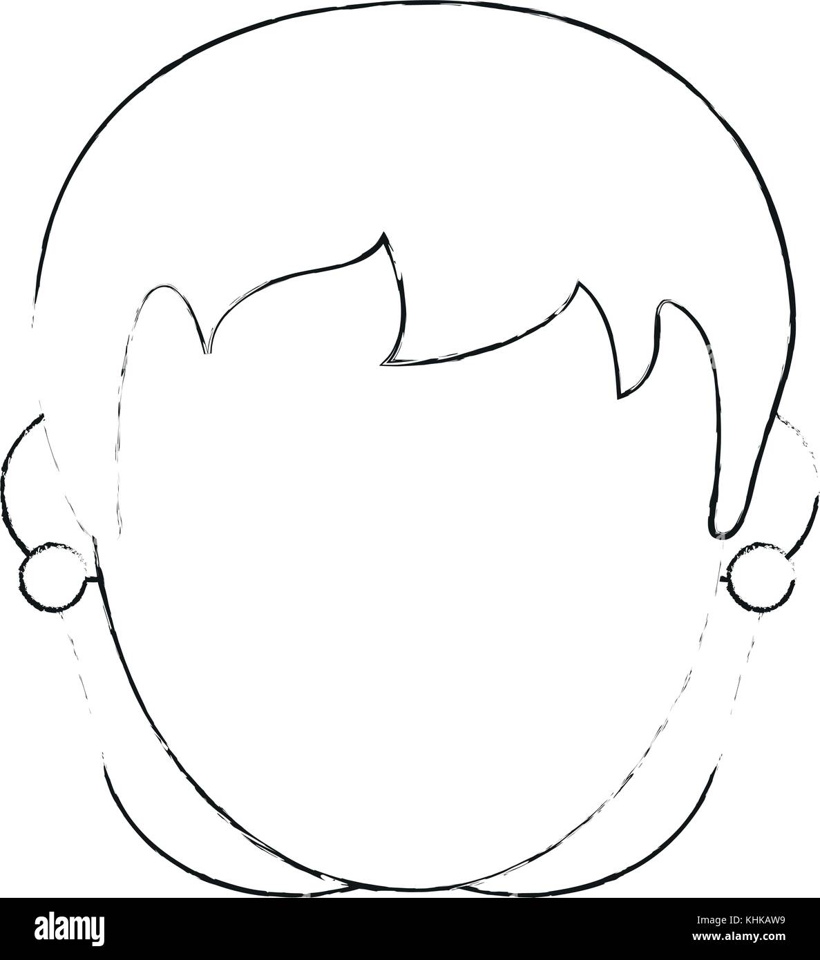 Woman faceless head Stock Vector Image & Art - Alamy